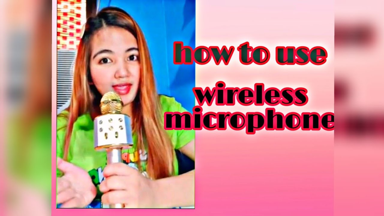 How to use wireless microphone♥️🎤🎶🎵🎼 - YouTube