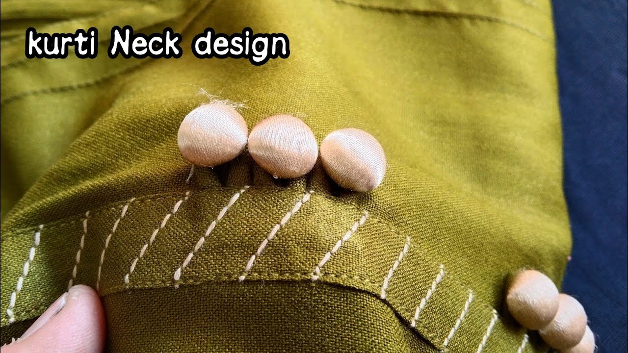 New stylish Neck design cutting and stitching|| Button Wala Gala banana ...