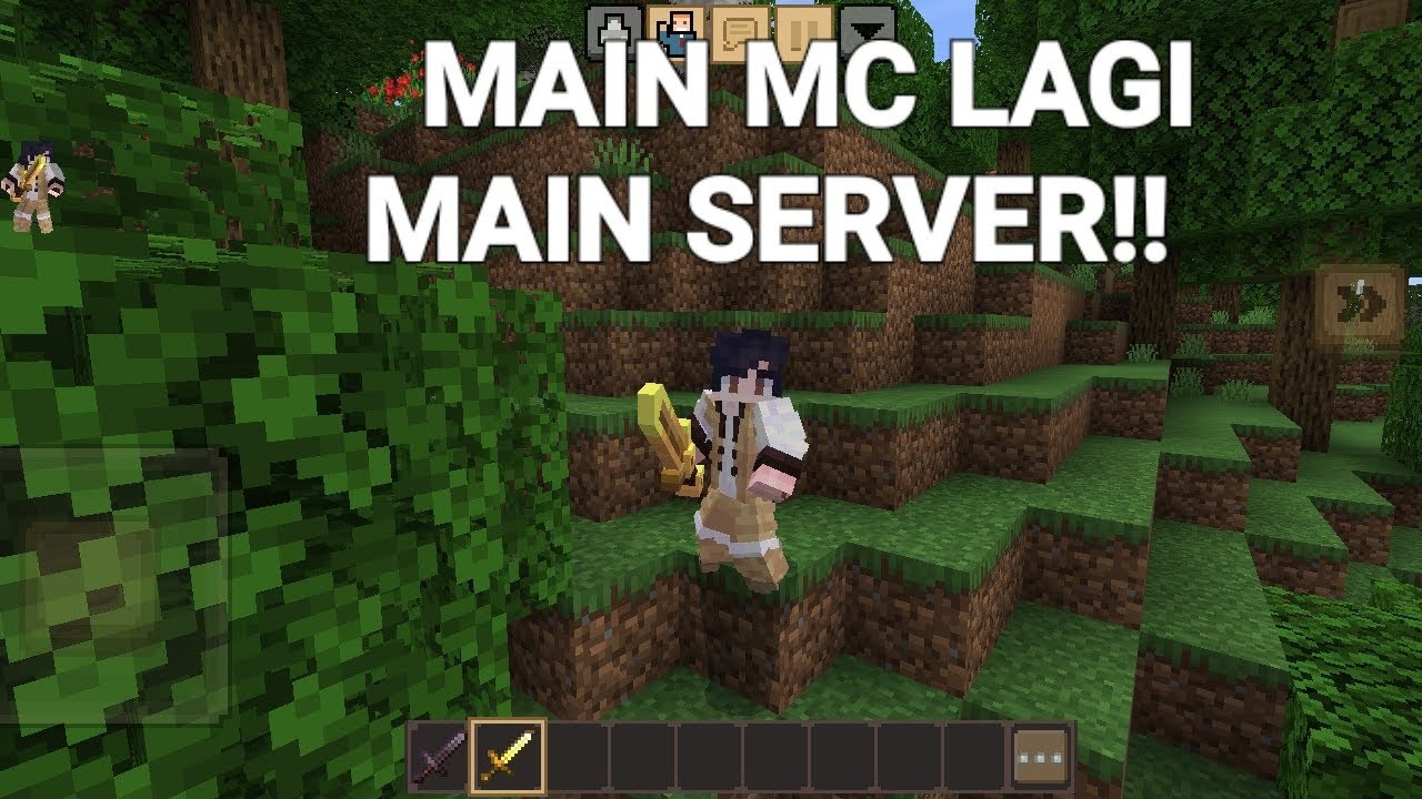MAIN MC!! DENGAN adik MAIN SERVER TERSERU!! - YouTube