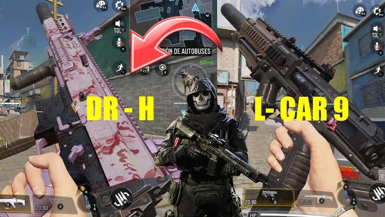 PROBANDO LA NUEVA ARMA L CAR 9 Y LA DR H CALL OF DUTY MOBILE TATTU 507 ...