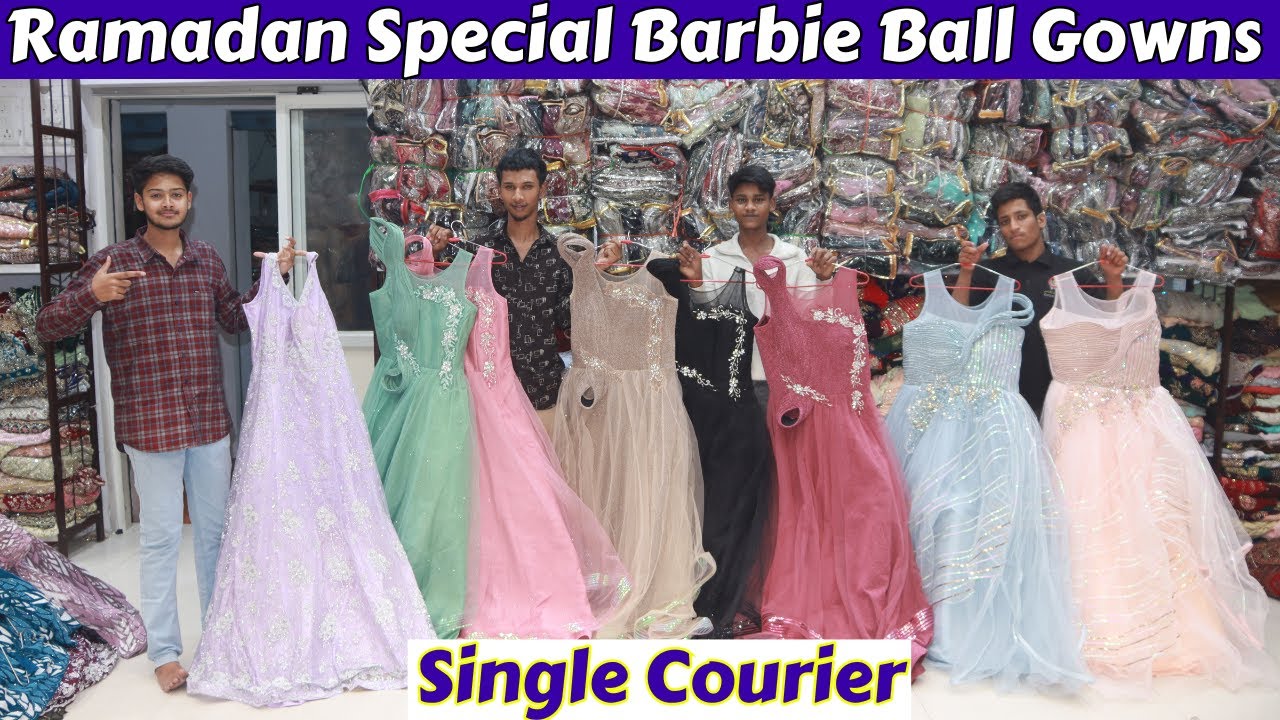 Eid New Arrival Barbie Ball Gowns Special Offers Designer Partywear ...