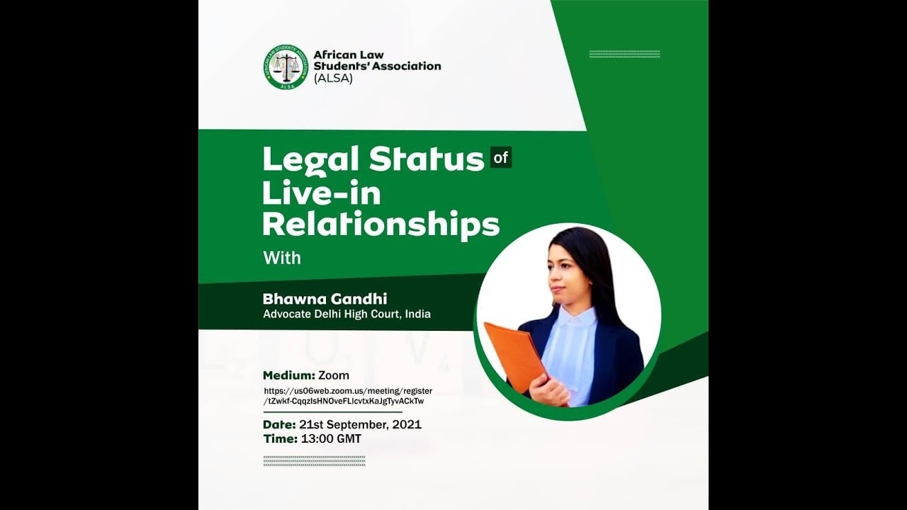 Legal Status of Live-in Relationships [With Advocate Bhawna Gandhi ...