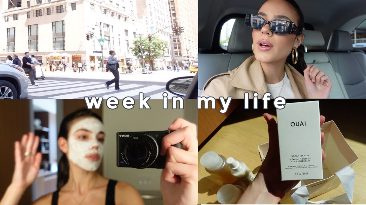 Week In My Life Vlog | meetings, haircut, skincare, etc. - YouTube