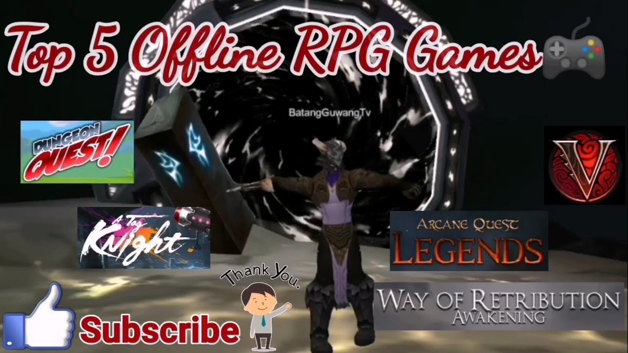 Top 5 Best Offline RPG Games - YouTube
