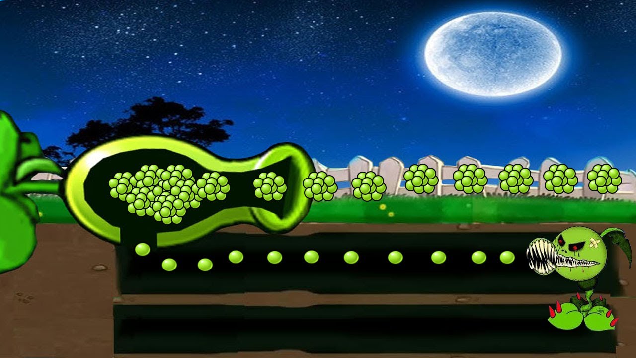 Many bullets landed Pea Strongest Fusion Vs Gargantuar Plants Vs ...