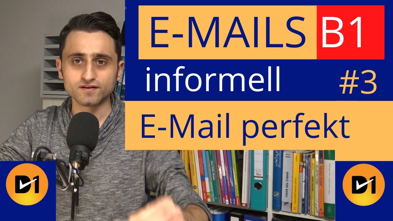 E-Mail schreiben B1 [ #3 ] E-Mail perfekt - YouTube