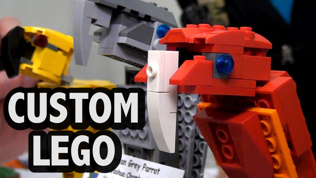 LEGO Parrots and Dragon | BrickFair Virginia 2016 - YouTube