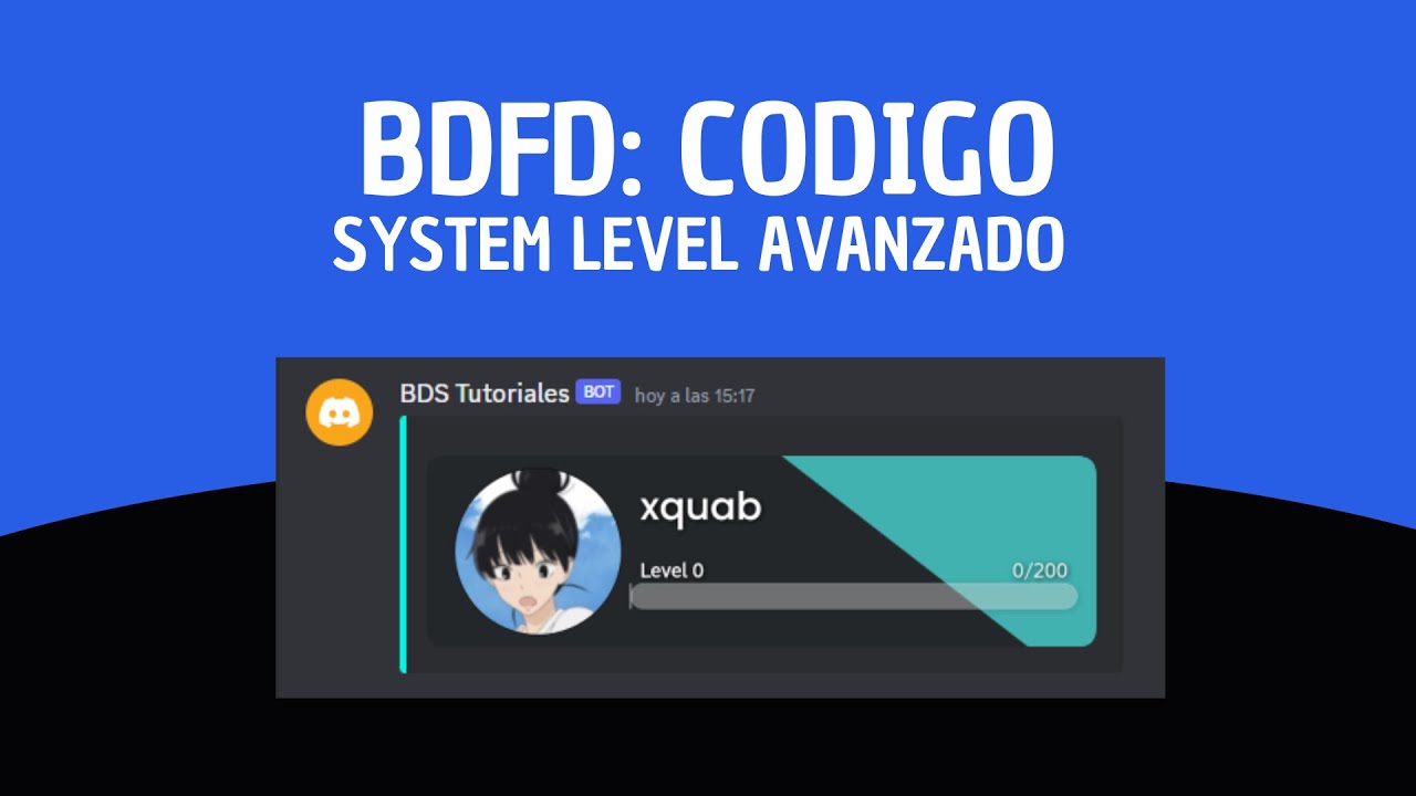 BDFD: Codigo | System Level Avanzado con Rankcard - YouTube