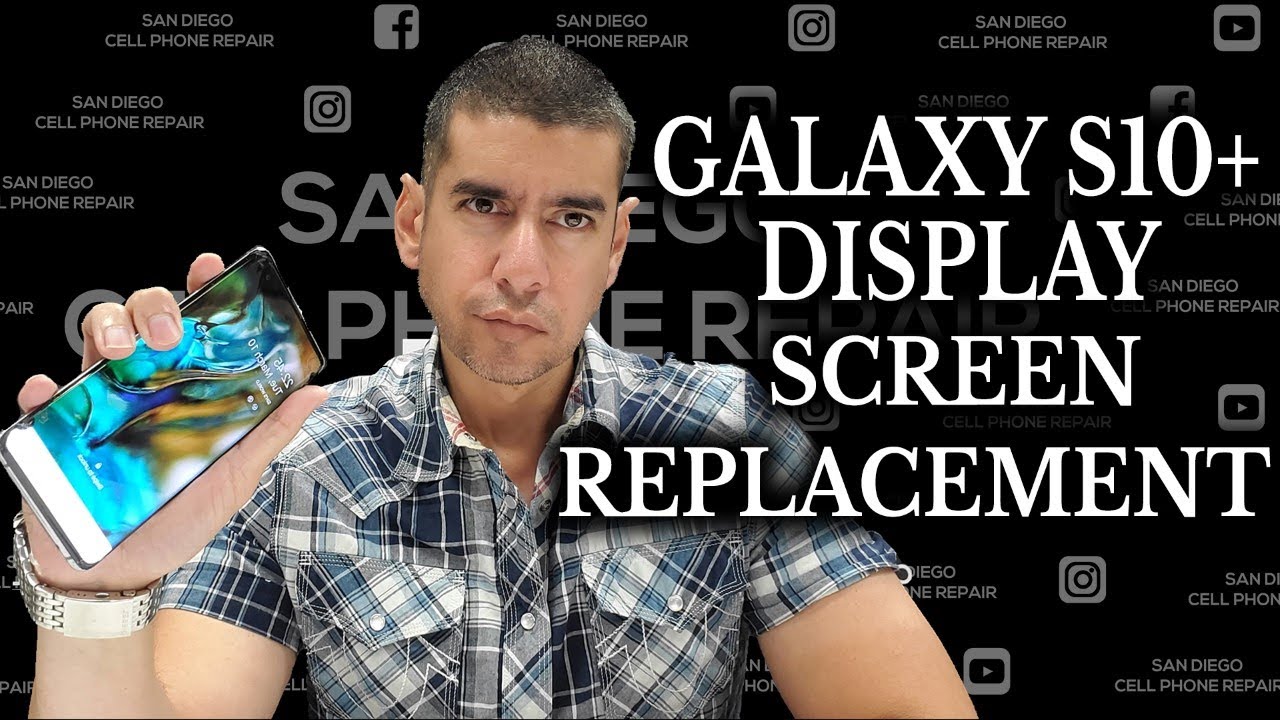 Samsung Galaxy S10+ Screen Replacement | How to Repair with Frame - YouTube