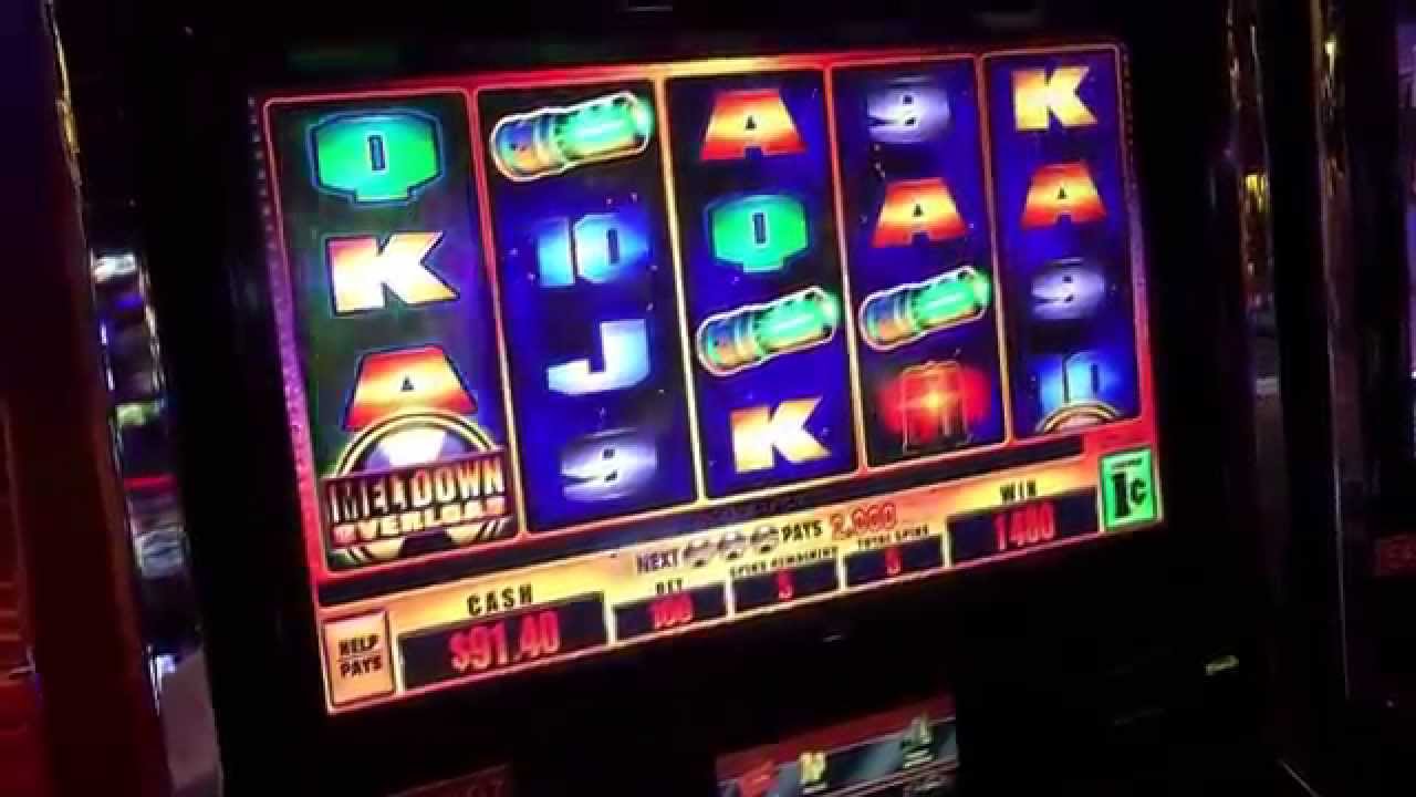 Meltdown Overload slot machine BONUS FREE GAMES - YouTube