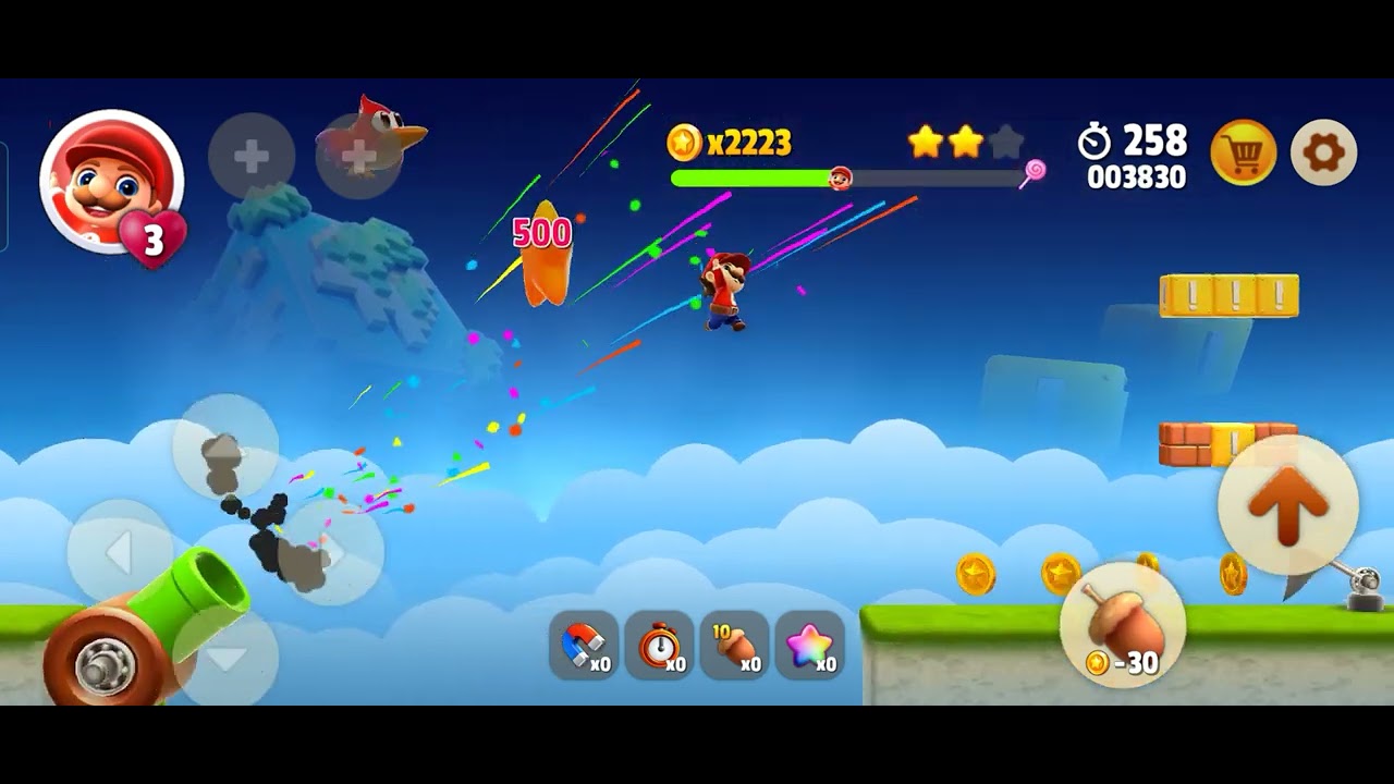 Super run world bro adventure gameplay walkthrough android iOS level 61 ...