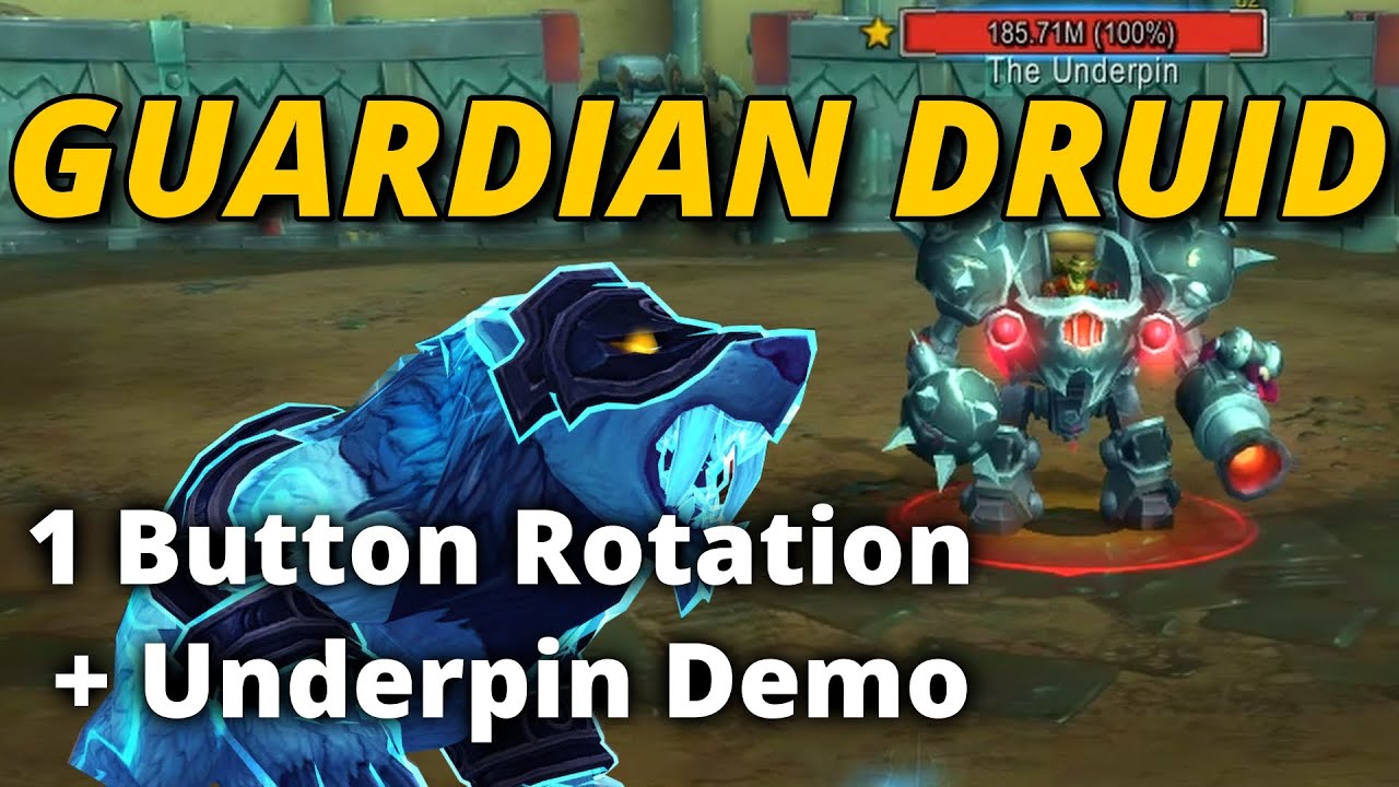 1 Button Rotation Bear Tank Guide and Underpin Kill Demo - YouTube