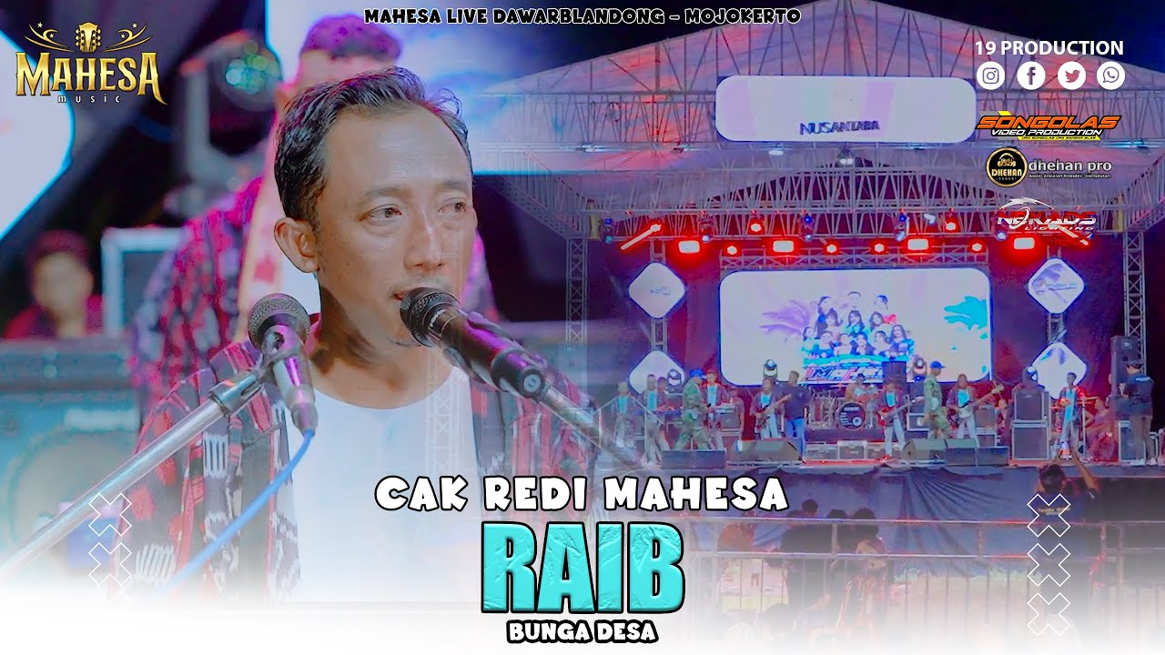 Cak Redi Mahesa - Raib ( Bunga Desa ) I Mahesa music live Dawarblandong - Mojokerto - YouTube