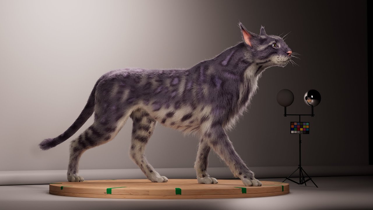 Groom Creatures with yeti in Maya - YouTube