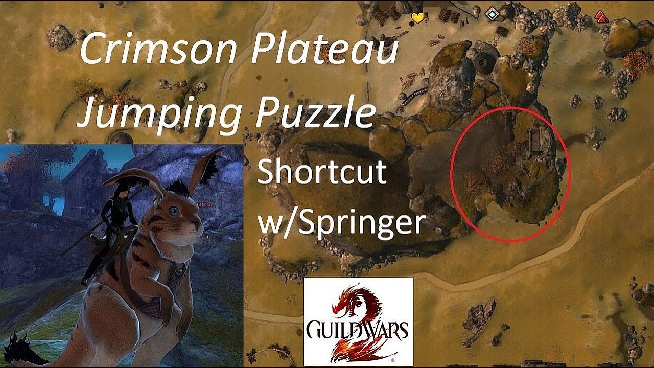 Guild Wars 2 Crimson Plateau Jumping Puzzle with Springer - YouTube