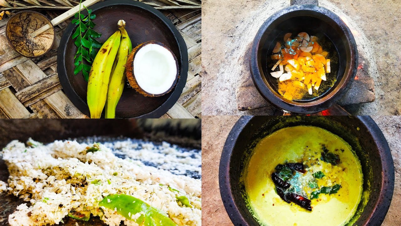 വിറകടുപ്പിൽ അമ്മ ഉണ്ടാക്കിയ മോര് കറി | moru curry kerala traditional ...