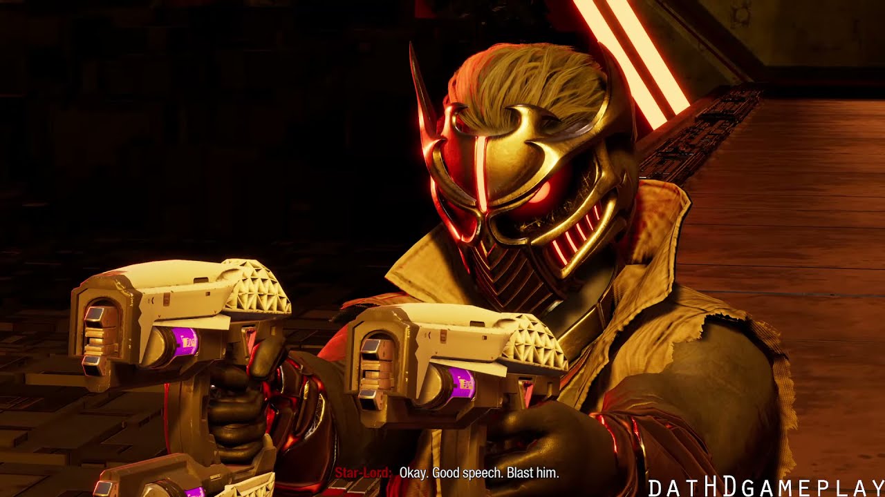 Marvel's Guardians of the Galaxy - Defeating Grand Unifier Raker - YouTube