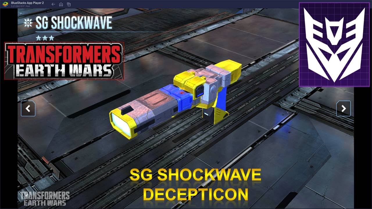 Transformers Earth Wars - Unlock Decepticon SG SHOCKWAVE (3 STAR) and ...