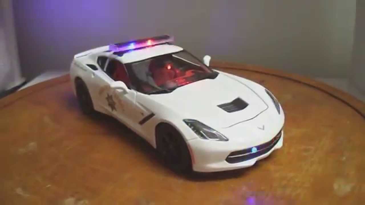 1/18 Corvette Stingray Z51 2014 California Highway Patrol CHP WWW.PO ...
