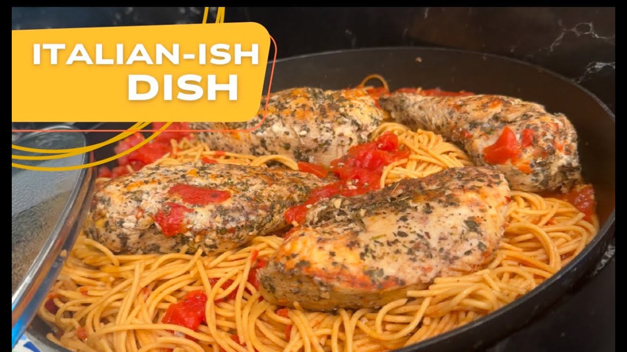 Italian-ish Dish / Healthy Pasta Bianc - YouTube