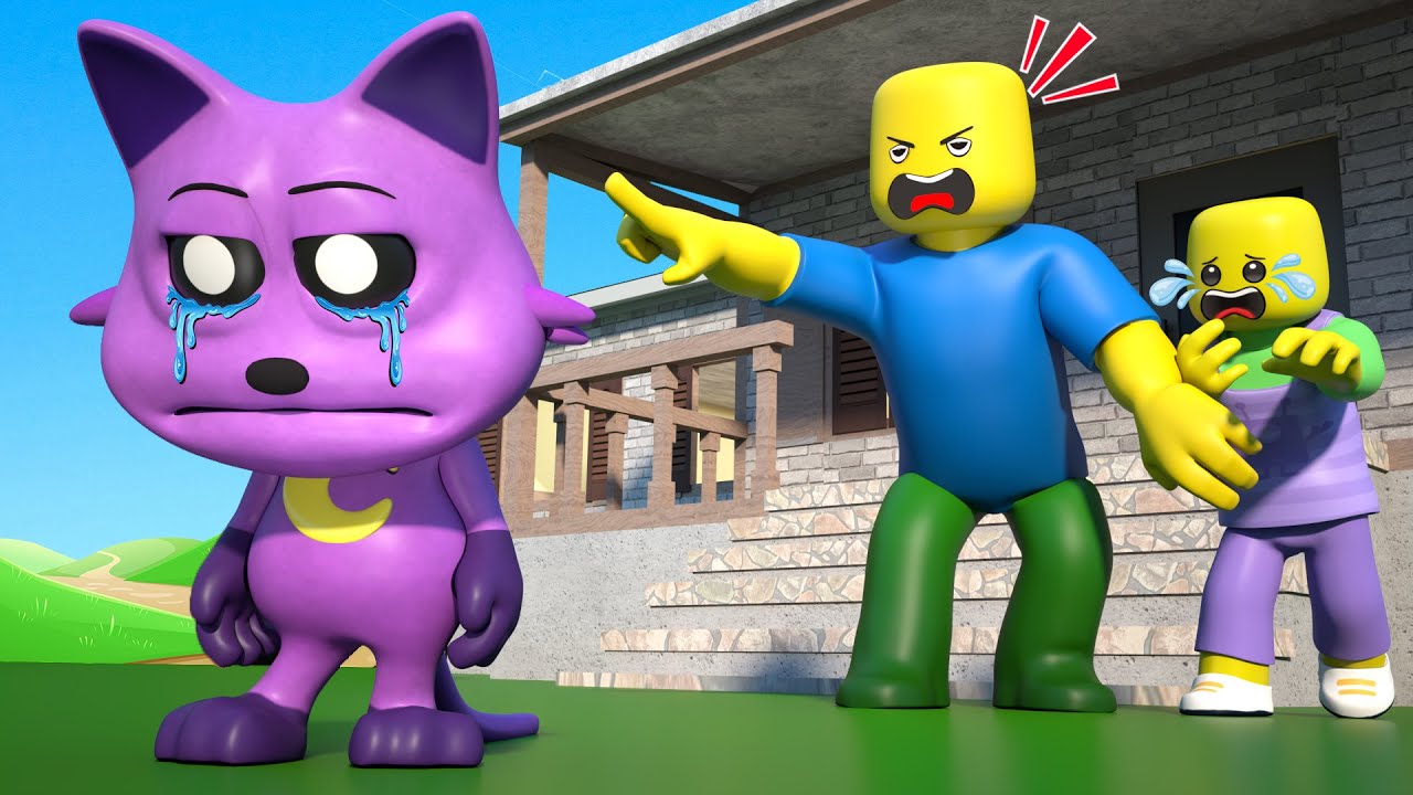 ROBLOX Brookhaven 🏡RP: CatNap's Sad Origin Story ♪ Roblox Music Video ...