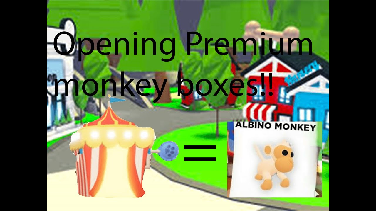 OPENING PREMIUM MONKEY BOXES PART 2+GIVEAWAY- Roblox adopt me - YouTube