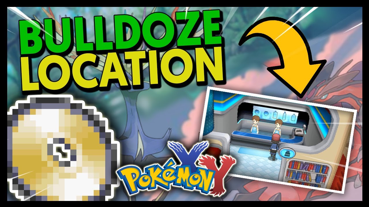 HOW TO GET TM78 BULLDOZE ON POKEMON X AND Y - YouTube