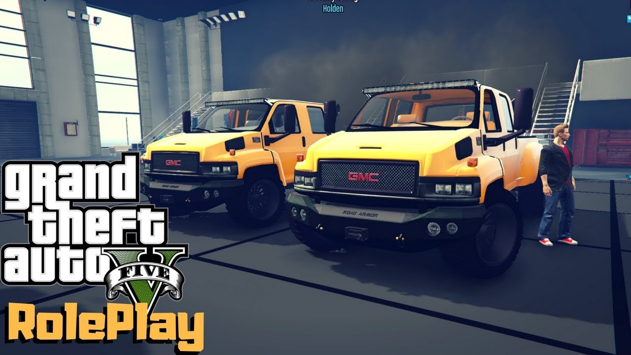 GTA 5 Roleplay - Visiting New Garage Buying Two New Work Trucks - Ep ...
