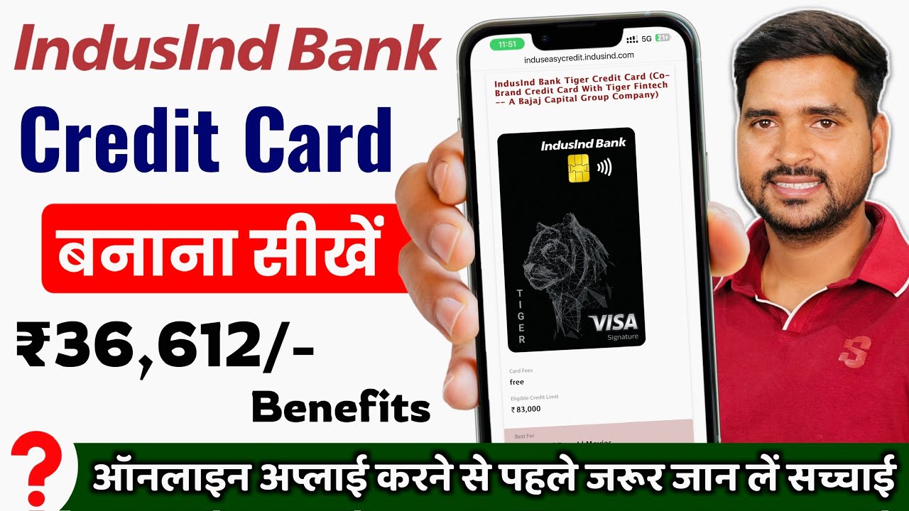 IndusInd Bank Tiger Credit Card Review 🔥 ₹36,612 Benefits | Apply ...