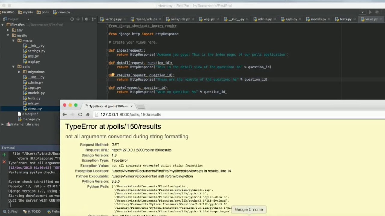 Django Creating PollsApps PART4 - YouTube