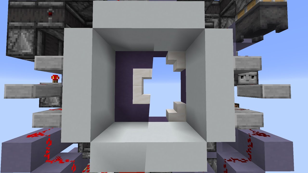 Shutter Enji 4x4 Piston Door / Minecraft 1.16.3 Tutorial - YouTube