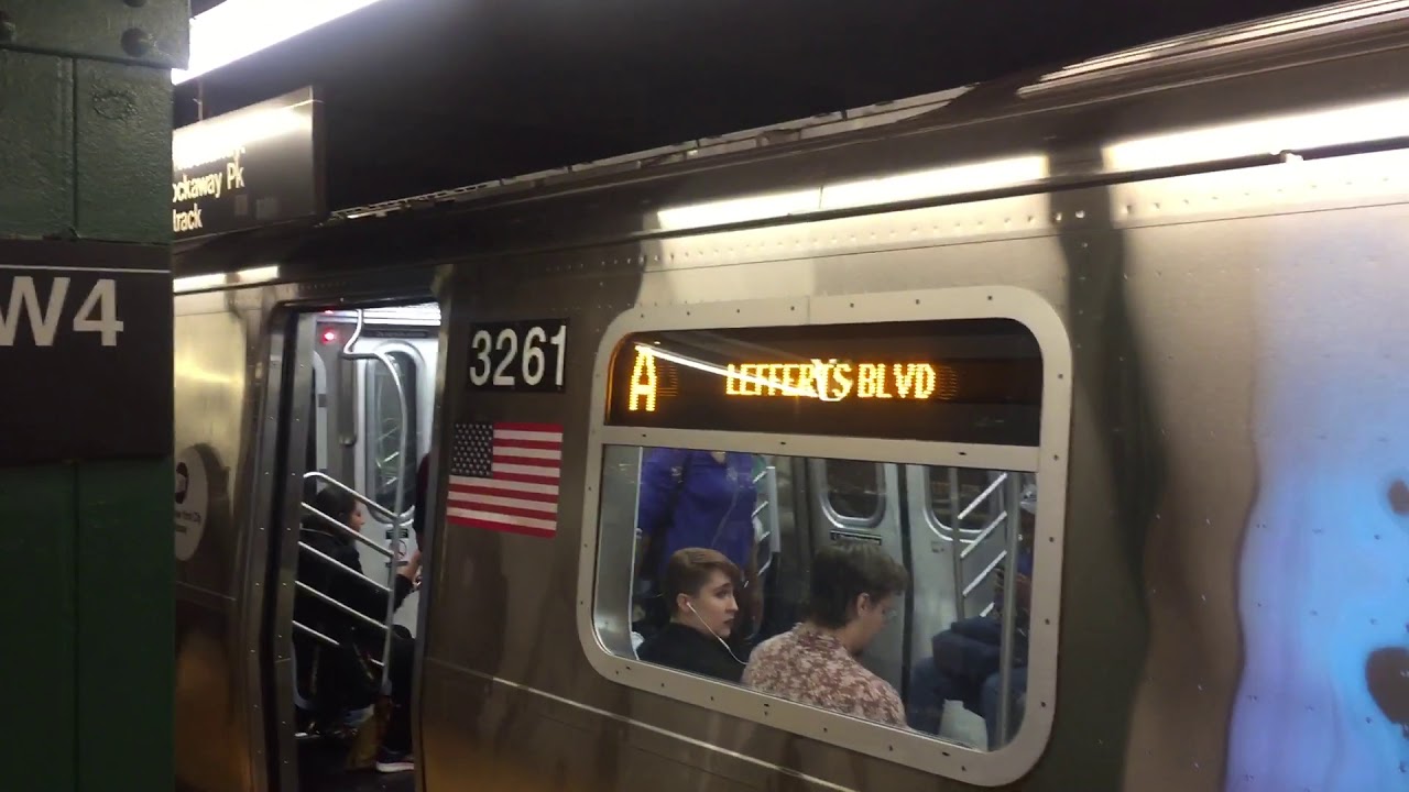 R179 A & C trains at W 4th St. - YouTube