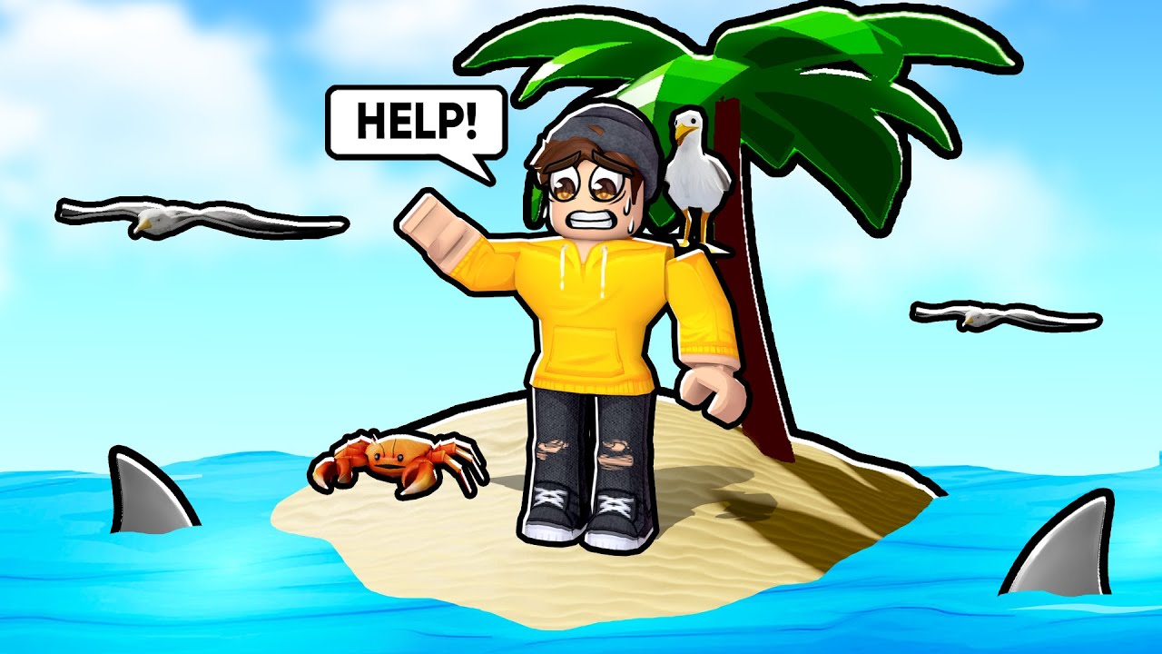 i got STRANDED on a desert island in Roblox... 🏝️ - YouTube