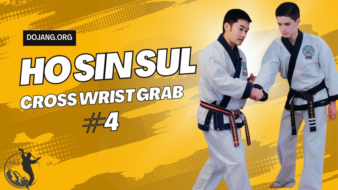 Ho Sin Sul - Cross Wrist Grab #4 | Tang Soo Do Soo Bahk Do Moo Duk Kwan ...