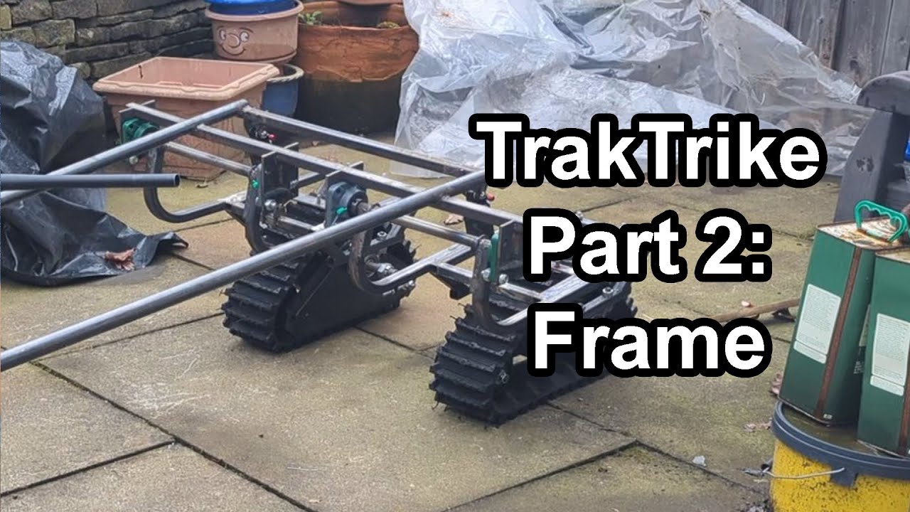 Track driven trike part 2. Frame - YouTube