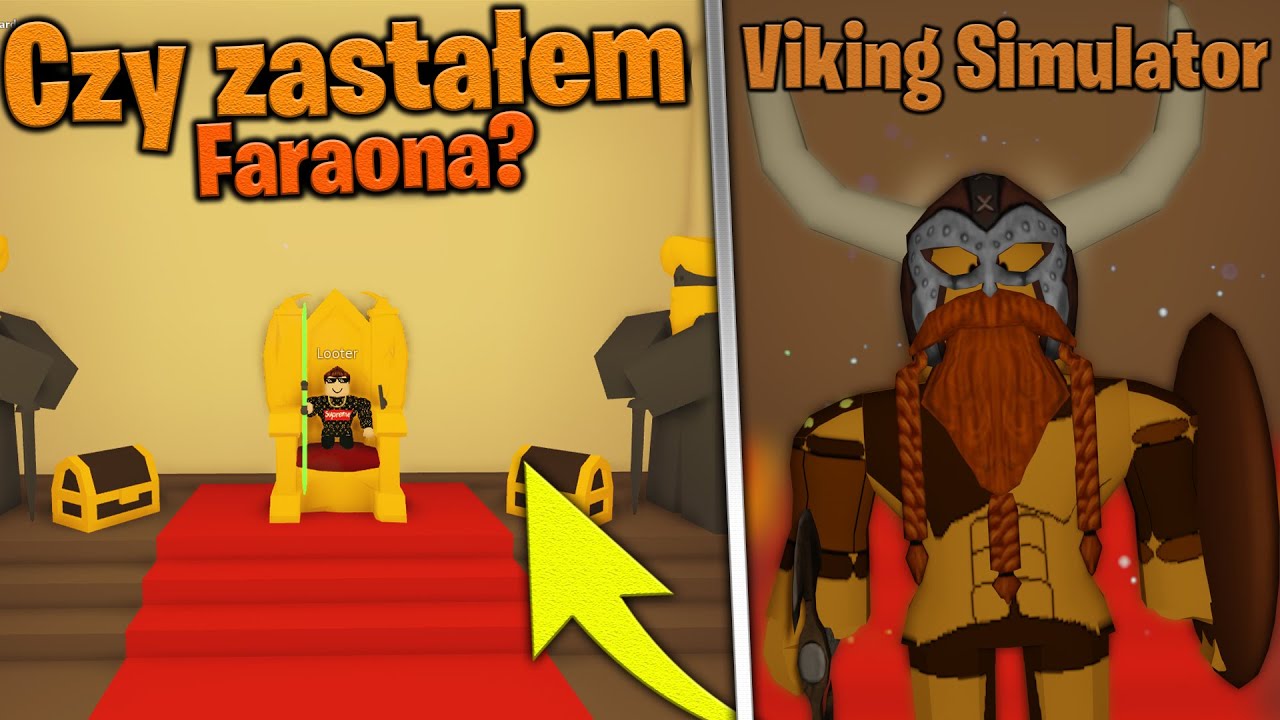 💥 Roblox 💥 Wyprawa na Faraona w Viking Simulator! Podbijam 4 mapę ...