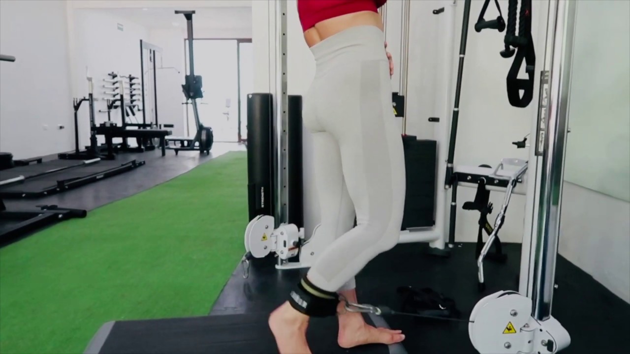 Standing Hamstring Curl - YouTube