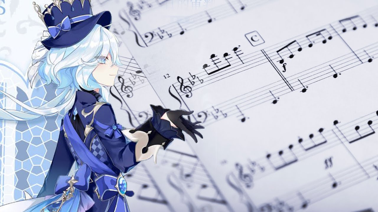Genshin Impact OST 4.0 - Ballad of Many Waters - Sheet music for piano ...
