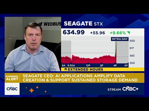 Seagate shares pop on earnings beat, better-than-expected outlook