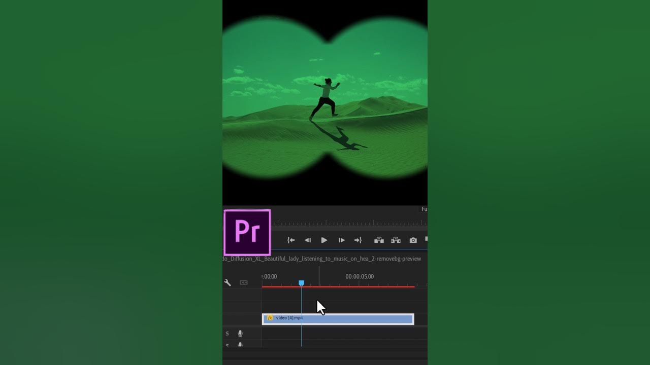 How To CREATE BINOCULARS VISION EFFECT IN PREMIERE PRO - YouTube