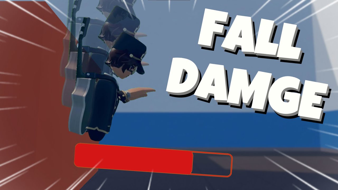 Fall Damage System in Rec Room! - YouTube