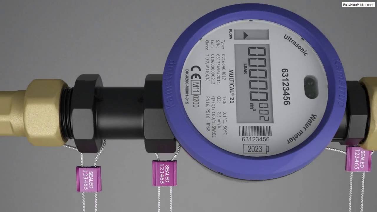 Kamstrup MULTICAL 21 / montážní video - YouTube