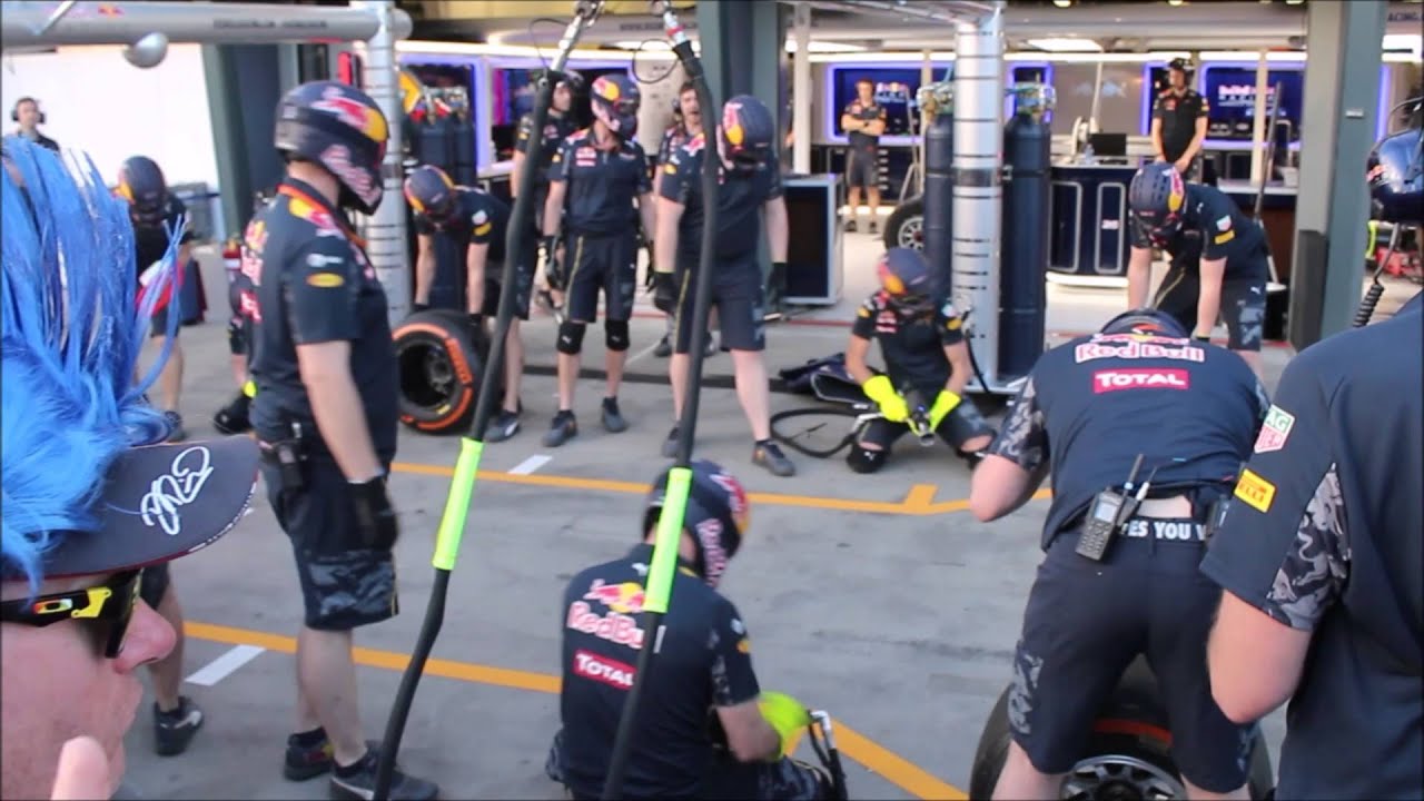 Red Bull Racing F1 Team - Pit Stop Practice @ Melbourne GP - YouTube