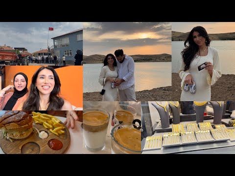 KÖY VLOG🇹🇷HAMİLE ÇEKİMİ🤰🏻ALTIN BEĞENDİK, AKDAĞ ÇARSISI🇹🇷DOLU DOLU VLOG
