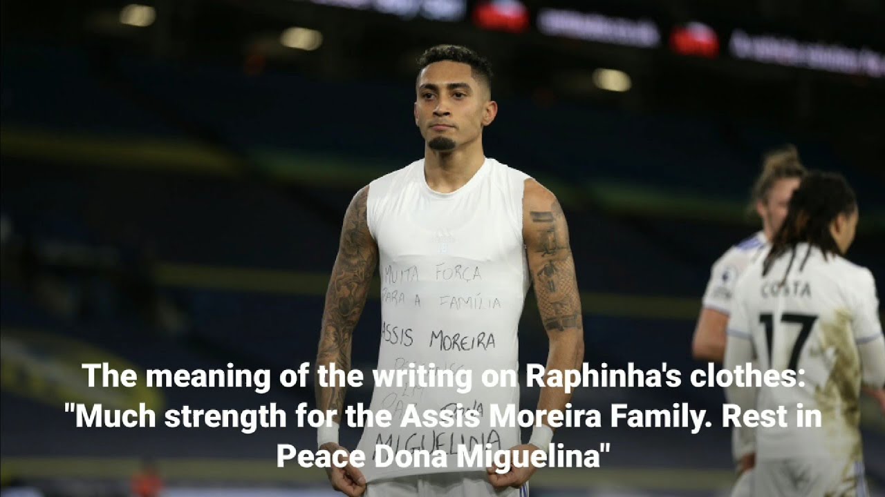 Raphinha has paid a tribute to Ronaldinho’s mother Miguelina who has ...
