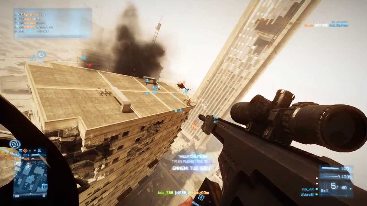 The Flying Sniper ~ Battlefield 3 Gameplay - YouTube