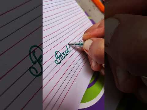 How Write " Brother " On Cursive Handwriting - YouTube