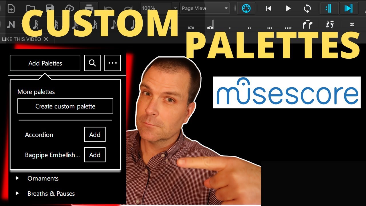 Learn how to Customize Palettes in Musescore! - YouTube