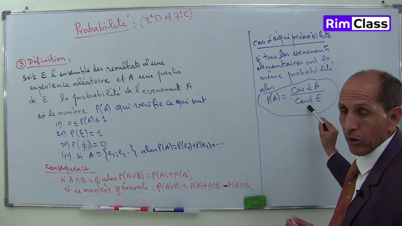 Probabilité 7D&7C: Partie 3 - YouTube