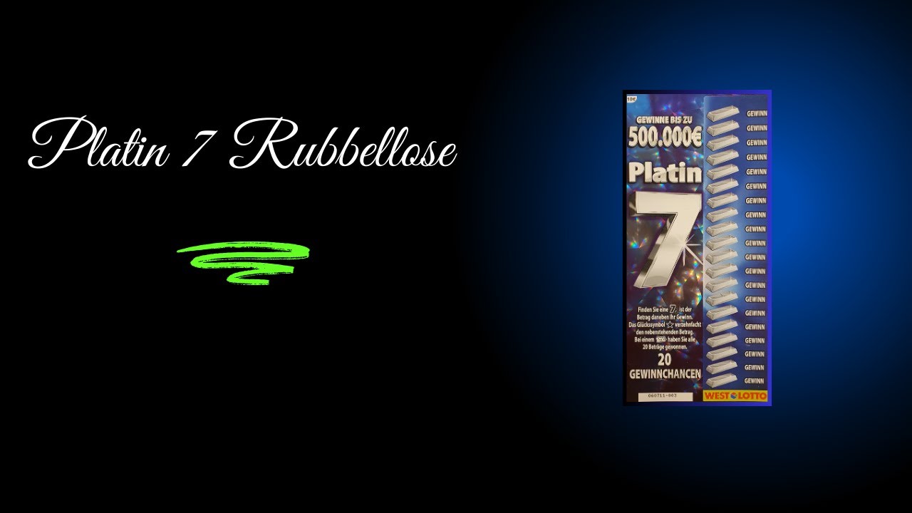 Folge 27 | Platin 7 Rubbellose - YouTube